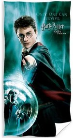 Carbotex Osuška Harry Potter Pouze Jeden Může přežít, 70 x 140 cm