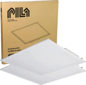 2x LED stropní panel 60x60cm 40W 4000lm - neutrální bílá