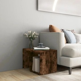 Odkládací stolek kouřový dub 59 x 36 x 38 cm kompozitní dřevo - Default Title