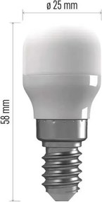 EMOS LED žárovka 2,3W E14 do lednic Z6923