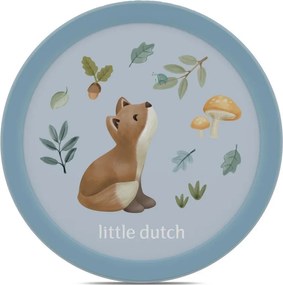 Světle modrý plastový dětský svačinový box Forest Friends by Little Dutch – Mepal