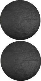 Plachty na zahradní nábytek 2 ks 6 oček Ø 125 x 75 cm kulaté 3155343
