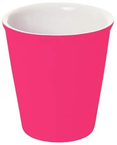 PRESENT TIME Sada 6 ks − Cappuccino hrnek Silk – neonově růžový ⌀ 8 cm