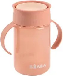 Beaba Hrnek trénovací 360° Pink 340 ml 12m+
