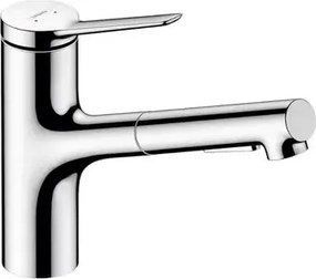 Hansgrohe - Dřezová baterie s výsuvnou sprškou, sBox, chrom