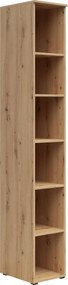XXXLutz REGÁL, dub artisan, 30/195/40 cm Carryhome - Knihovny - 002427022107
