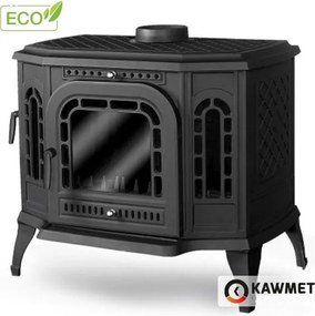 KAWMET Litinová krbová kamna P7 LB - 10,5 kW ECO