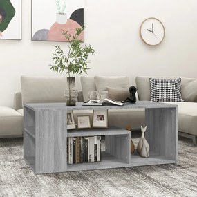 Konferenční stolek šedý sonoma 100x50x40 cm kompozitní dřevo