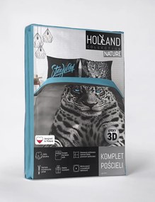 Detexpol Bavlněné povlečení 220x200 gepard 3737 A 2 povlaky na polštář 70x80 Holland Natura 69