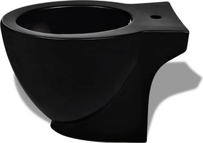Keramické WC a bidet černé 270567