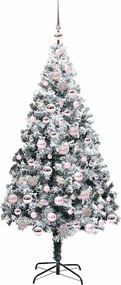 Umělý vánoční stromeček Bílá 180 cm PVC, ocel a plast 3396964