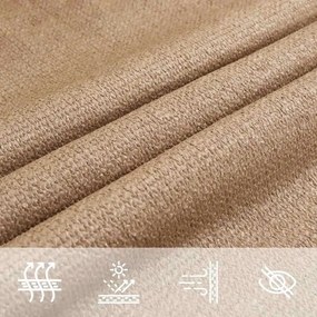Stínicí plachta 160 g/m² taupe 6 x 8 m HDPE 311415