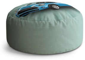 Sablio Taburet Circle Mini sedan Zelené pozadí: 38x48 cm