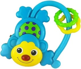Dětské chrastítko se zvukem Baby Mix Opička modrá