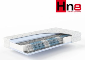 Hn8 Schlafsysteme 7-zónová taštičková pružinová matrace Dream TA 1000, s komfortní pěnou. (H4, 160 x 200)