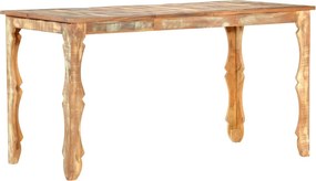 Jídelní stůl 140 x 70 x 76 cm masivní recyklované dřevo 286489