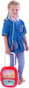 _Ostatní 1_ Doktorský kufřík zdravotnický set dětské lékařské potřeby na baterie Světlo Zvuk 00850080