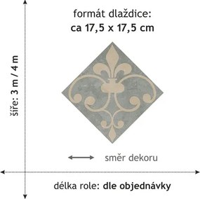 PVC podlaha - lino Livitex Retro 2792, na mieru, šíře 3m,4m, šedá, filc, chodba / predsieň, Beaulieu International Group
