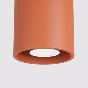 Sollux Lighting Stropní svítidlo ORBIS 1 okrově červené