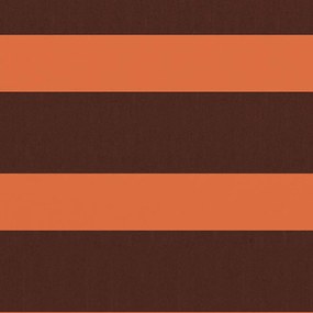 vidaXL Balkónová zástěna oranžovo-hnědá 75 x 400 cm oxfordská látka