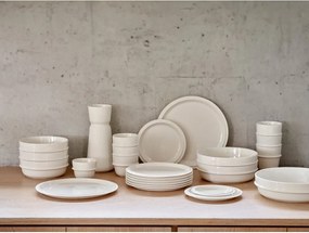 Krémová porcelánová polévková miska 900 ml Eau – Zone