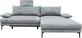 XXXLutz ROHOVÁ SEDAČKA, textil, šedá MID.YOU - Sedací soupravy - 001574003009