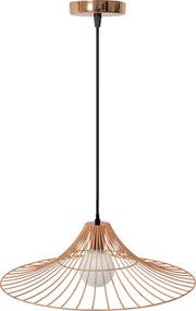 Toolight - Stropní závěsná lampa 1xE27 APP483-1CP, růžové zlato, OSW-00907