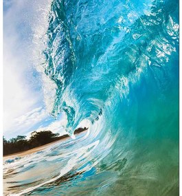 Třídílná vliesová fototapeta Vlny oceánu, rozměr 225x250cm, MS-3-0213