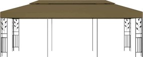Altán 6 x 3 m taupe 180 g/m² 312245