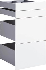 XXXLutz SADA ZÁSUVEK, bílá, 45,3/83/46,8 cm Hom`in - Šatní skříně - 0026470041JQ