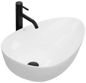 REA-U8536 - Umyvadlo na desku GRETA 39x56 cm keramika/lesklá bílá REA-U8536