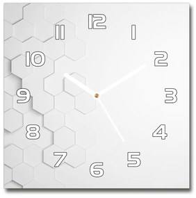 Wallmuralia Skleněné hodiny čtverec Krychle pozadí 30x30 cm