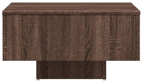 Konferenční stolek hnědý dub 60x60x31,5 cm kompozitní dřevo - Default Title
