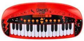 Teddies Pianko ROCK STAR 31 kláves 46 cm na baterie se zvukem a světlem