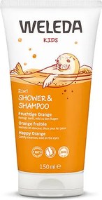 Weleda 2v1 Sprchový krém a šampon Šťastný pomeranč 150 ml