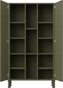 Designová vitrína DOT khaki
