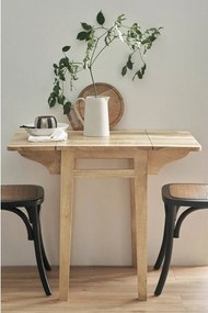 Rozkládací jídelní stůl s přídavnou deskou z mangového dřeva 43,5x60 cm Derri – Ellos Home