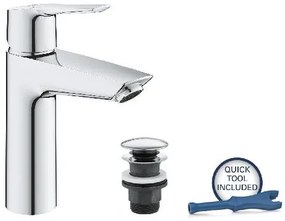 Grohe QuickFix Start - Umyvadlová baterie s výpustí Push-Open, chrom 24204002