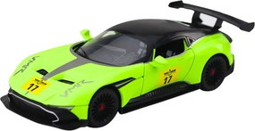 LEAN Toys Sportovní auto na setrvačník se světly a zvuky zelené 1:22
