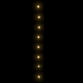 Světelný LED řetěz s 300 LED diodami teplý bílý 30 m PVC 330047