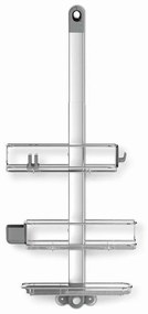Simplehuman - Polička do sprchy Caddy Plus závěsná, nastavitelná, nerez BT1099