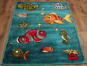 Dětský kusový koberec Kolibri 11381-140 moře
