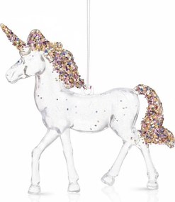 Závěsný jednorožec Disco 12 cm