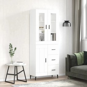 Skříň highboard bílá 69,5 x 34 x 180 cm kompozitní dřevo 3198673