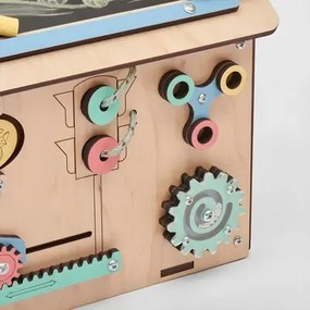 BUSYKIDS Activity board Domeček Mini / Motorická deska / od 1 roku