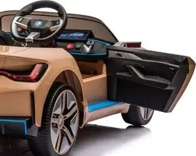 Eljet Dětské elektrické auto BMW i4 bronz / 50 W / Rychlost: 3-5 km-h