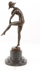 Bronzová socha soška - Harlekýn