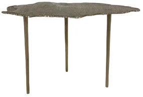 Odkládací stolek Zlatý 80*47*52 cm – 90x42x52 cm