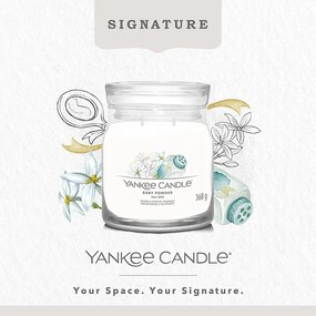 Yankee Candle vonná svíčka Signature ve skle střední Baby Powder 368g