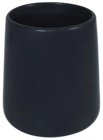 BISK Erga Nero, sklenice na zubní kartáčky na postavení, černá matná, ERG-08137